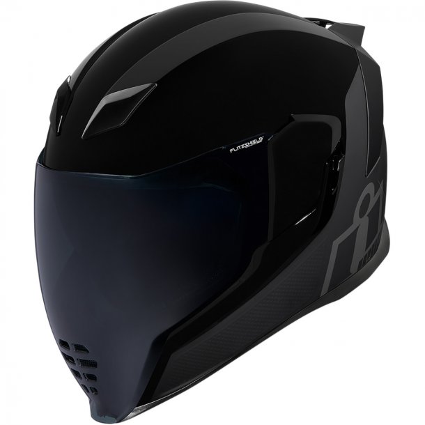 Icon Airflite Stealth, MC Hjelm, med MIPS, ekstra beskyttelse mod ...